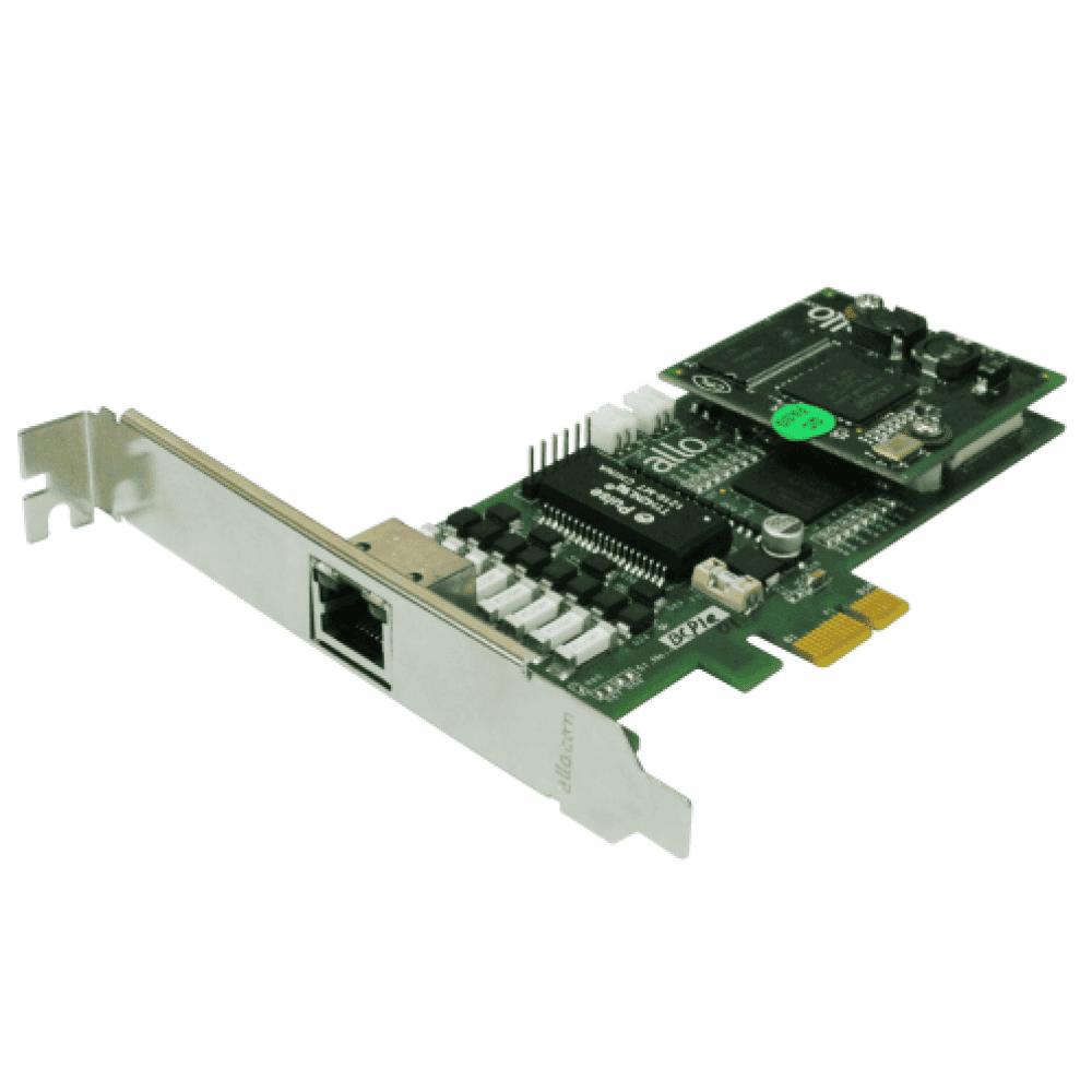 Allo 1 Port PRI Card (PCIe) with LEC (4th Gen)- 1E1 - RapidBTS Limited