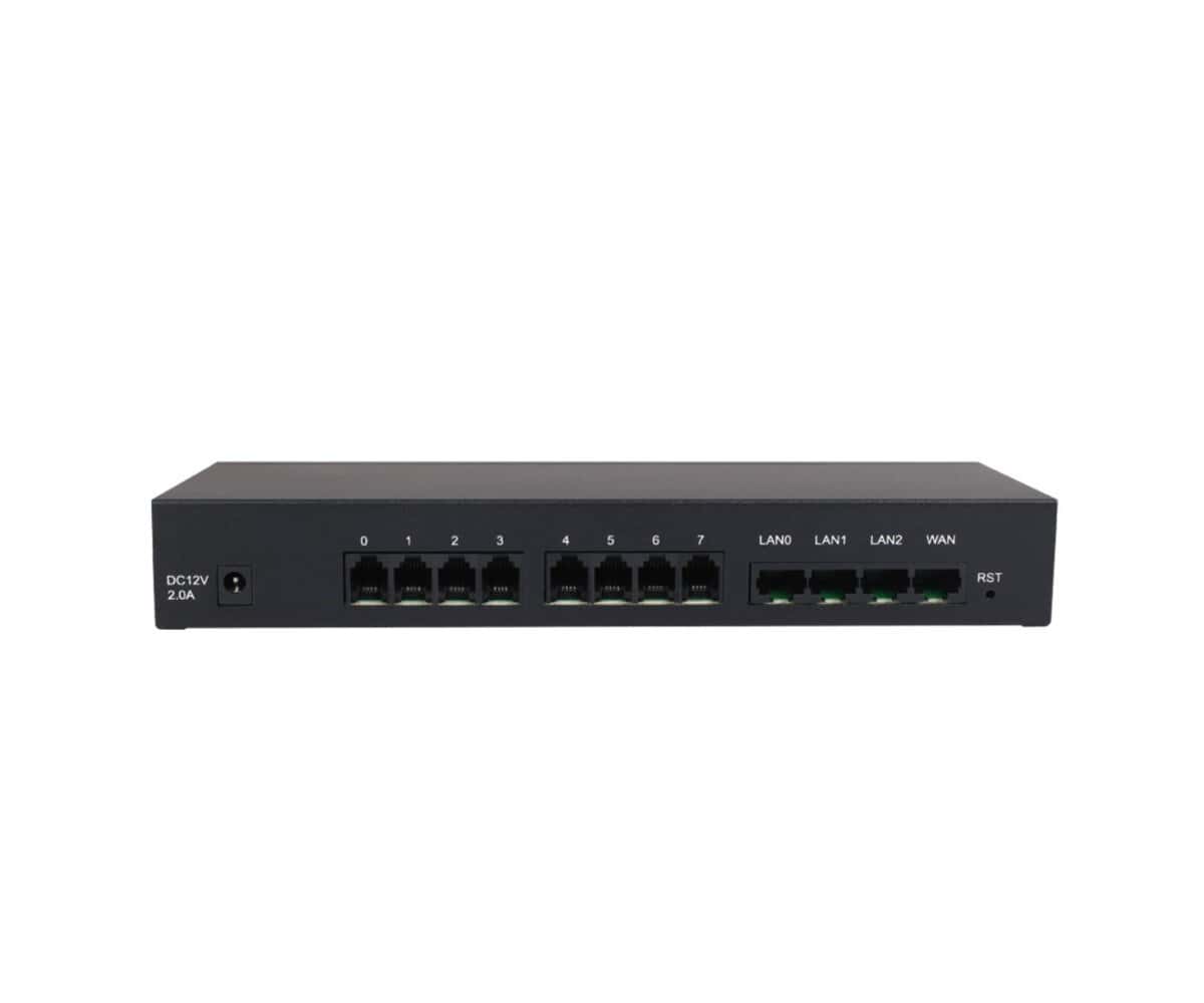 Dinstar DAG1000-4S4O VoIP Analog Gateway