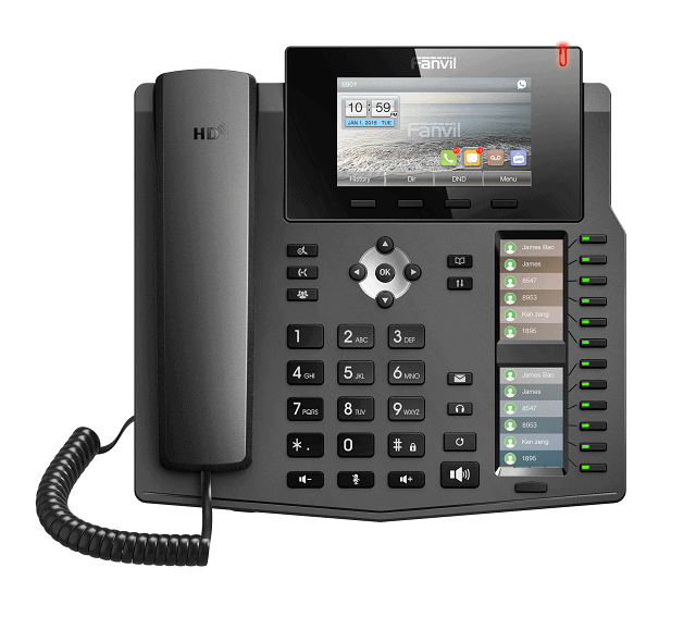 Fanvil X6 Executive IP-Phone with Colour Screens & 60 DSS Keys | RapidBTS