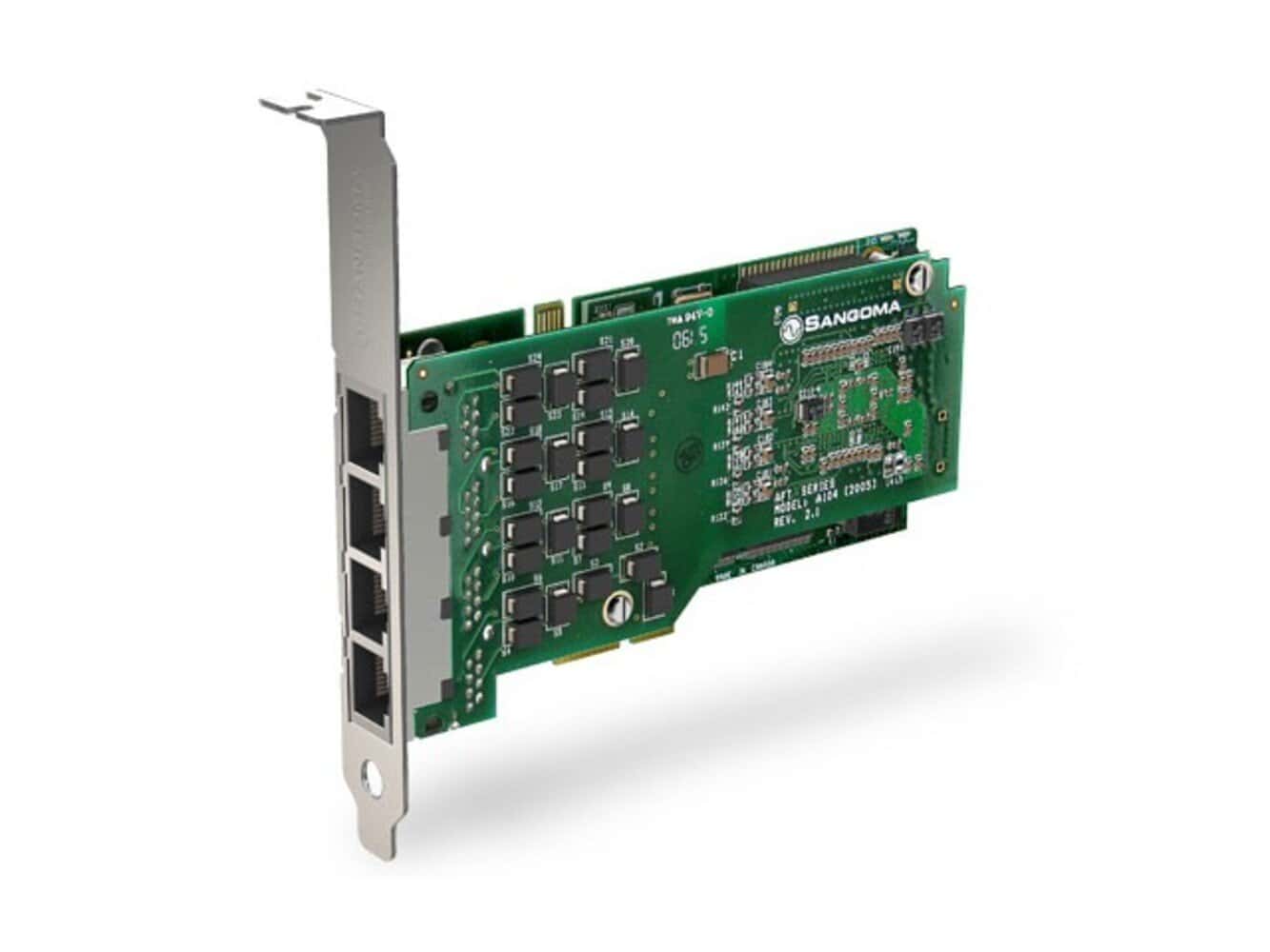 Sangoma A104DE 4-Port PCI Express Card | RapidBTS