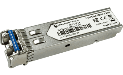 Grandstream F-SM1310-20KM-1.25G SFP Fiber Module | RapidBTS