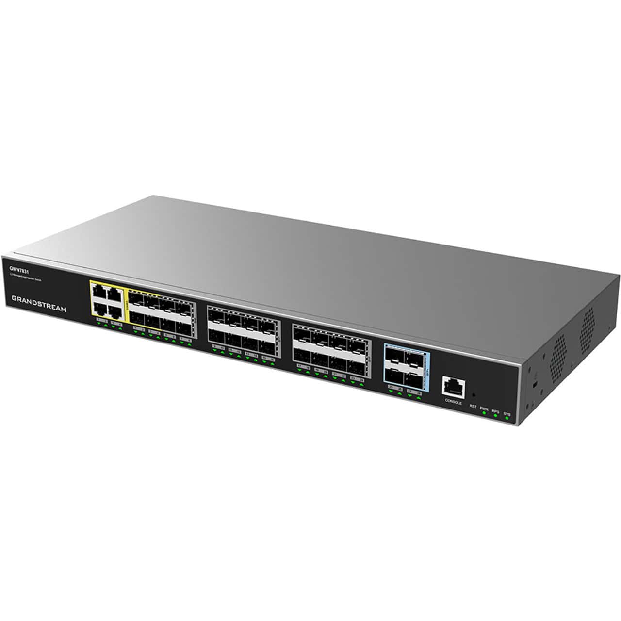 Grandstream GWN7831 28 Port SFP Layer 3 Aggregation Managed Switch ...