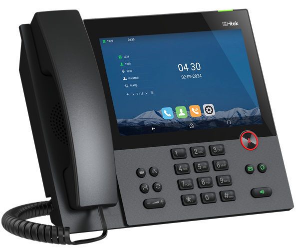 Htek UCV50 Lite Touch-Screen Business IP Phone | RapidBTS